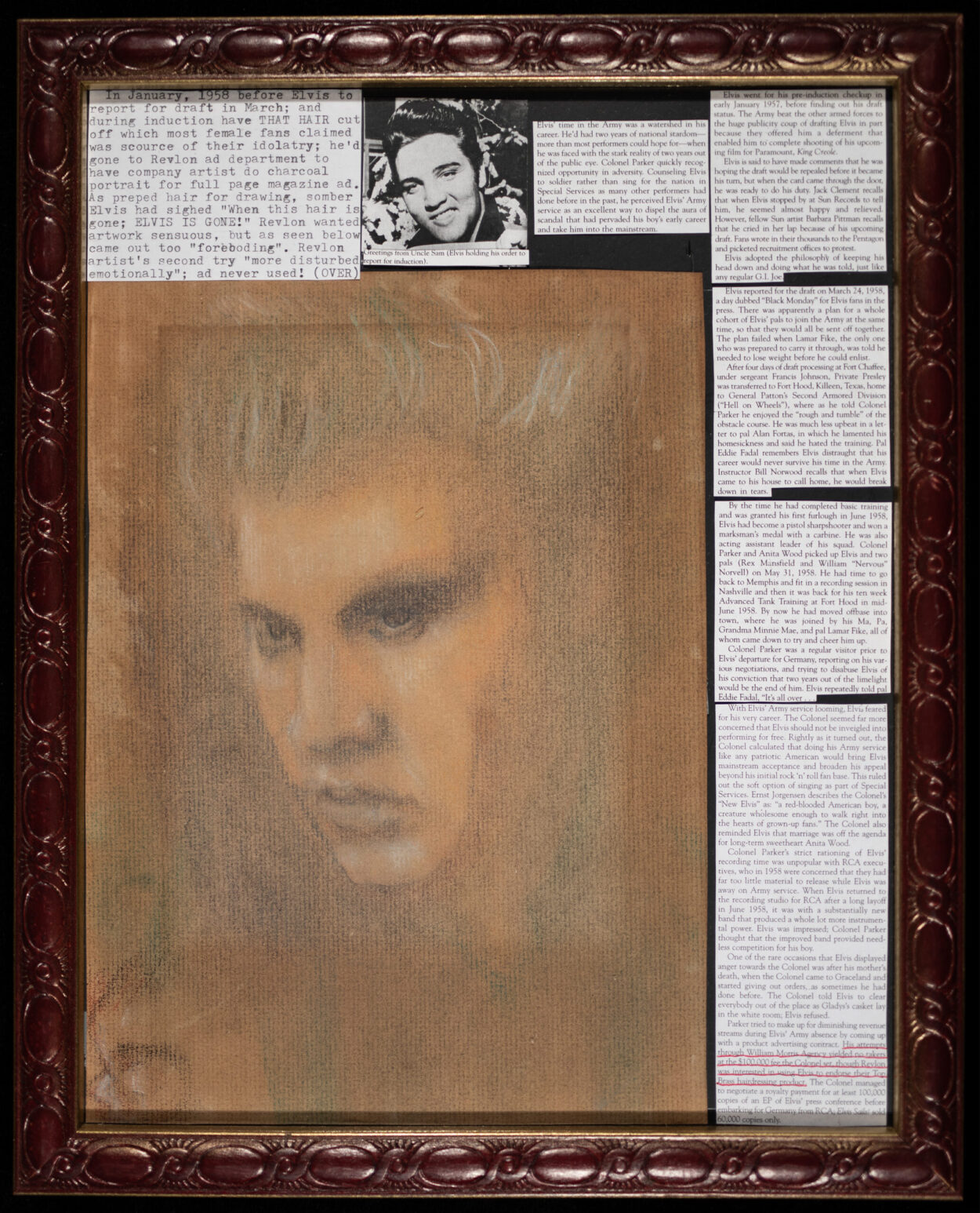 elvis portraits - Jim Bowsher